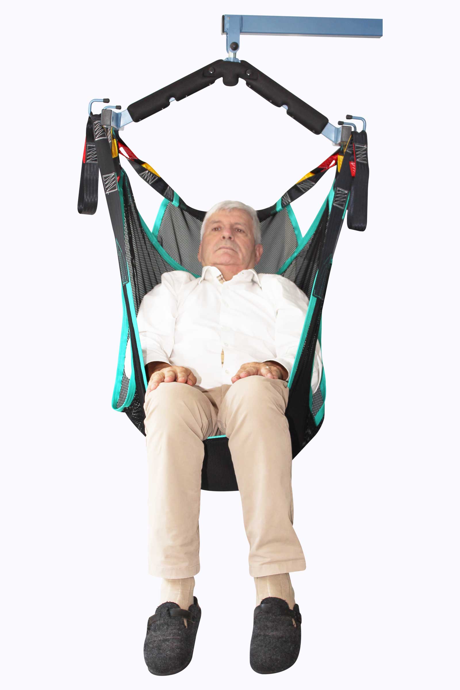 HAMAC FILET AVEC TÊTIÈRE Sangles de Lève-Personnes - NAUSICAA Médical